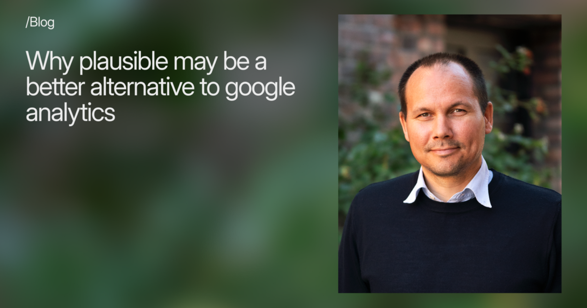 Why Plausible may be a better alternative to Google… | Good Morning